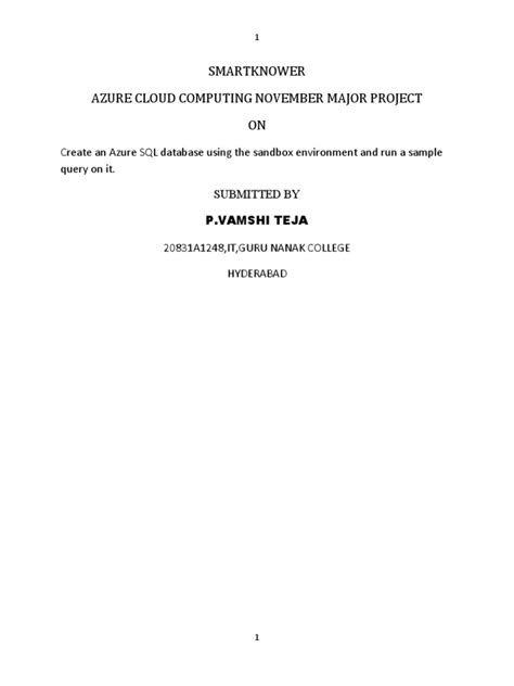 Smartknower Major Project Pdf Databases Cloud Computing