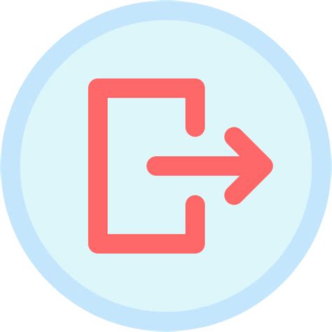 Exit Leave Out Logout Arrow Signaling Icon Download On Iconfinder