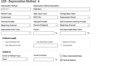 depreciation proposal errors ifs community