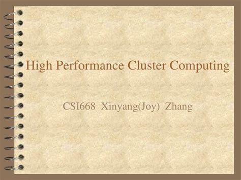 Ppt High Performance Cluster Computing Powerpoint Presentation Free Download Id4584513