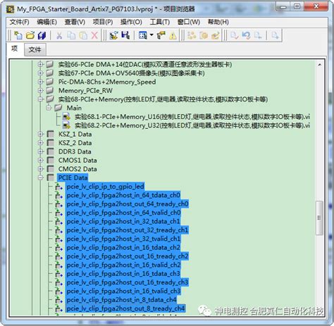 Labview My Fpga Pcie Pro4：artix7kintex7 摆脱ni硬件限制不限制芯片封装和引脚数量软件工具包开发宝典视频教程范例程序 Powergod