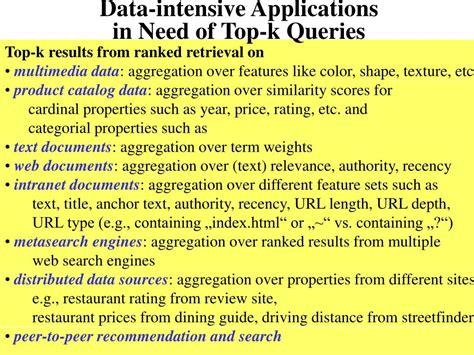 Ppt Chapter 3 Top K Query Processing And Indexing Powerpoint Presentation Id424871