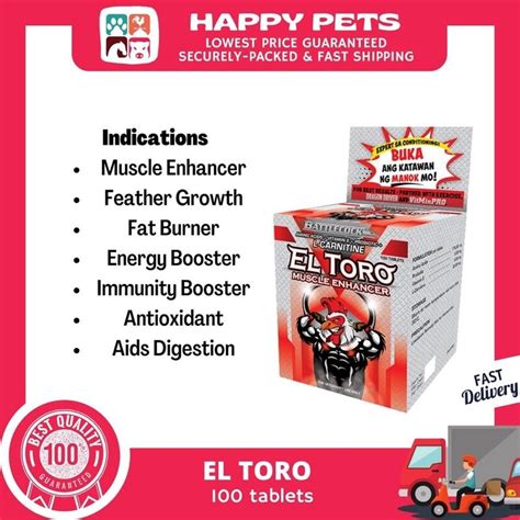 El Toro Tablets Muscle Enhancer Lazada Ph