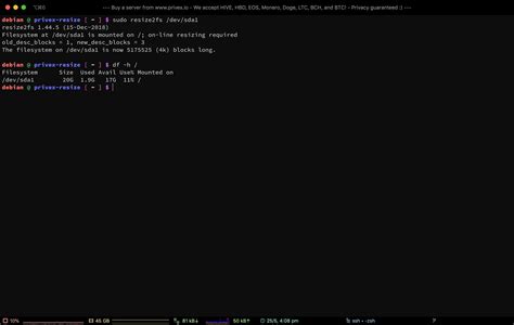How To Resize A Partition Filesystem On Linux From The Command Line