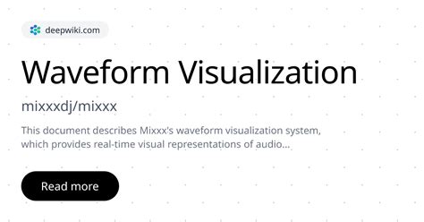 Waveform Visualization Mixxxdj Mixxx Deepwiki