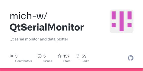 Github Mich Wqtserialmonitor Qt Serial Monitor And Data Plotter