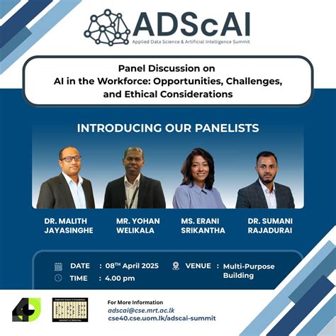 Adscai2025 Ai Datascience Cse40 Cse Uom Aiinworkforce Ethicalai Department Of