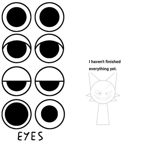 Sprunki Eyes Drawing Base Body Type Drawing Drawing Tutorial