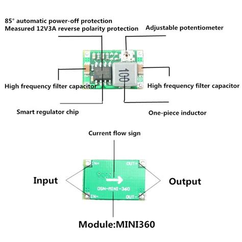 Module HẠ Áp Dsn Mini 360 Lm2596 Điện Tử Mtu