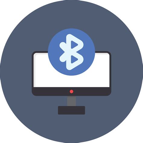 Bluetooth Lcd Flat Circle Multicolor 10002399 Vector Art At Vecteezy