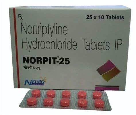 Nortriptyline Norpit 25 Mg At ₹ 300stripe Gabapin Nt Tablet In