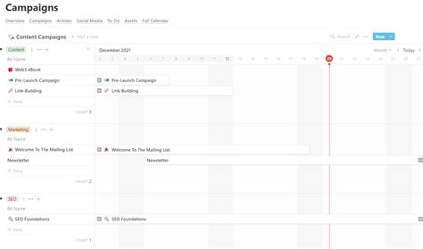 Notion Content Calendar Template Social Media Seo And Email 2023
