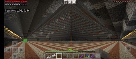 An Underground Pyramid From Bedrock To Surface 100 Survival R