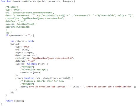chamando webservice utilizando jquery atalhos ti