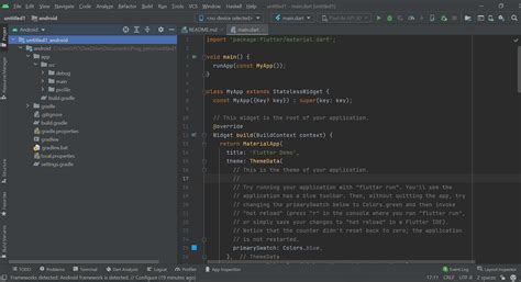 projet en flutter et fichiers manquants ios pubspec yaml etc flutter purple giraffe