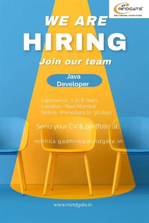 Mithila Gadhire On Linkedin Java Javadeveloperjobs Mumbaijobs Mindgatesolutions