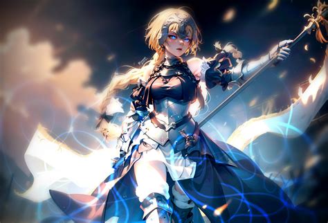 Artstation Jeanne Darc Fate Drawing Ai