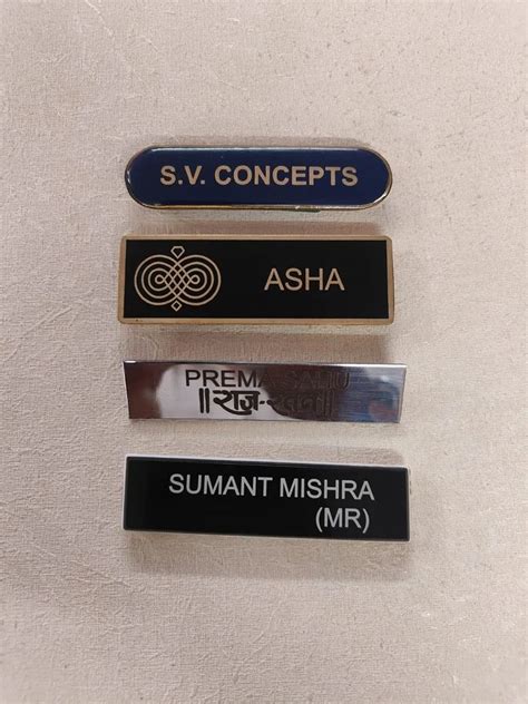 Metal Name Badges Printed At ₹ 275 In Kanpur Id 22985627248