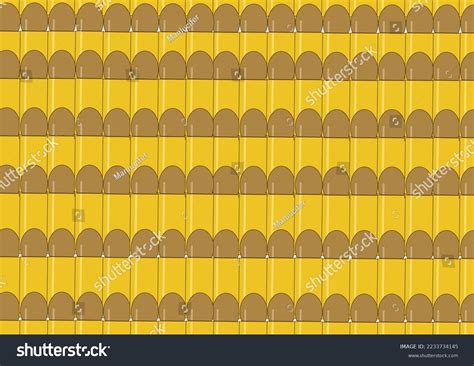 Bullets Falling On White Backgroundvector Illustration Stock Vector