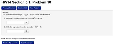 Solved Hw14 Section 51 Problem 10 Previous Problem Problem