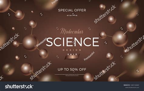 3d Molecules Vector Design Science Abstract Stock Vector Royalty Free 1483134683 Shutterstock
