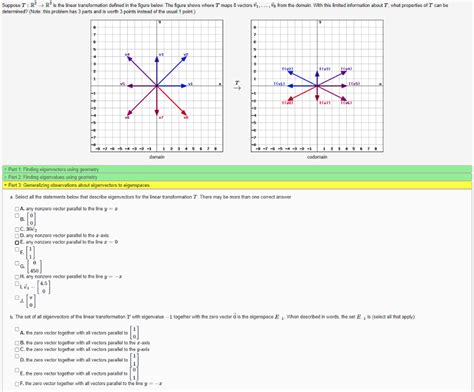 solved suppose t r r is the linear transformation defined