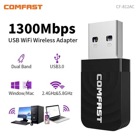 usb thu wifi ghz usb lan ethernet wi fi g ghz mbps Băng Tần Kép Cho pc laptop