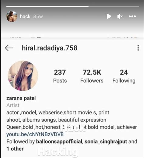 Hiral Radadiya Age Height Figure Bf Web Series Net Worth