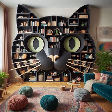 Cat Shaped Bookshelf The Purr Fect Addition To Your Home Decor Stylish Home Idea