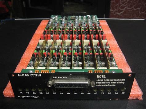 Digidesign AVID 192 D A Analog Output Card With Calibrated Reverb