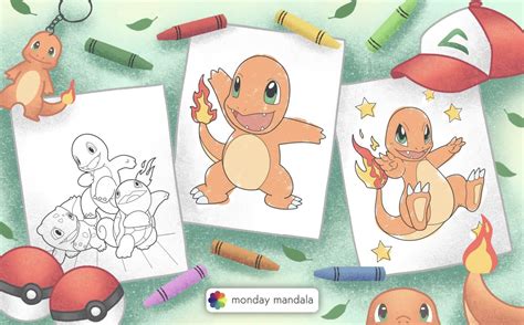 20 Charmander Coloring Pages Free Pdf Printables
