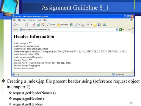 Ppt Web Programming With Servlets And Jsp Assignment Guideline Powerpoint Presentation Id6922968