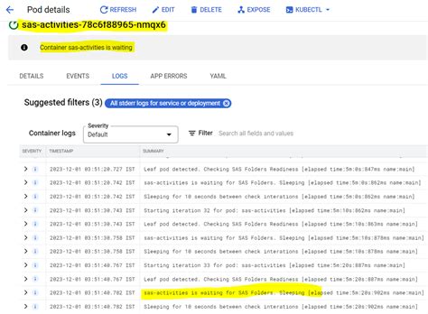 Solved Kubernetes Deployment Issues Lts 202310 Page 2 Sas Support Communities