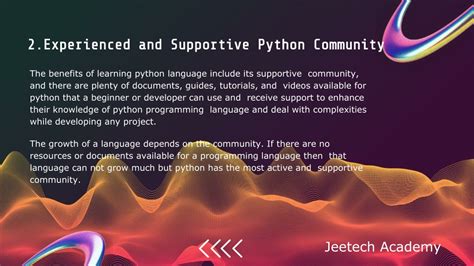 Ppt Reasons Why Python Is So Popular Benefits Of Python Powerpoint Presentation Id