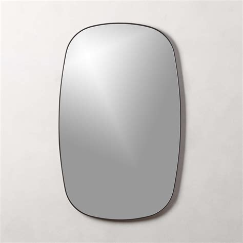 Infinity Black Oblong Wall Mirror 23x37 Reviews Cb2 Canada