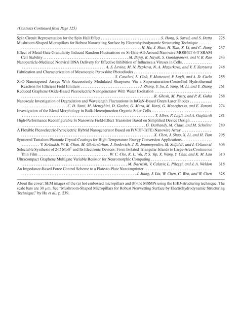 Ieee Transactions On Nanotechnology 2016 V15 N 2 Web кабинет учёного