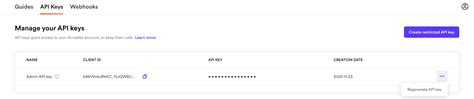 Manage Api Keys Airwallex Docs