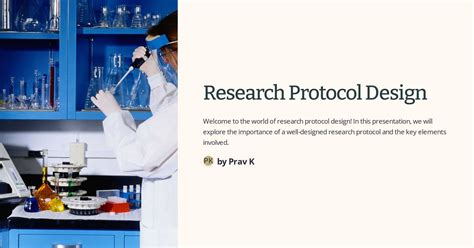 Research Protocol Design