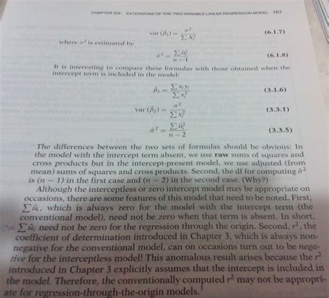 Why Does The Sum Of Residuals In Regression Through The Origin Need Not Be 0 Cross Validated