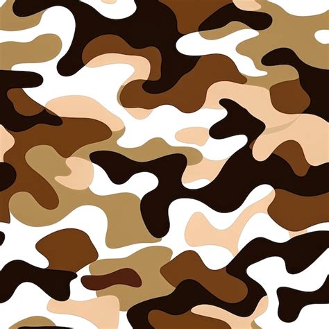 Vector Art Pattern Of Camo Premium Ai Generated Image