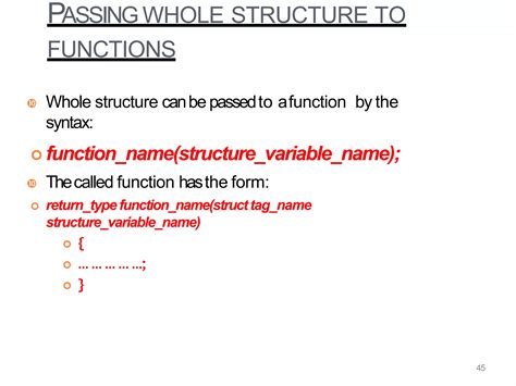 Structure In C Language Pptx