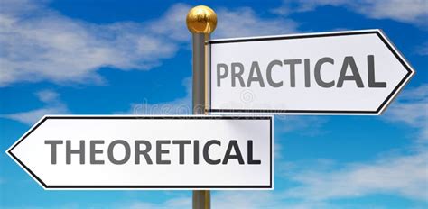Theoretical Or Practical As A Choice In Life Pictured As Words