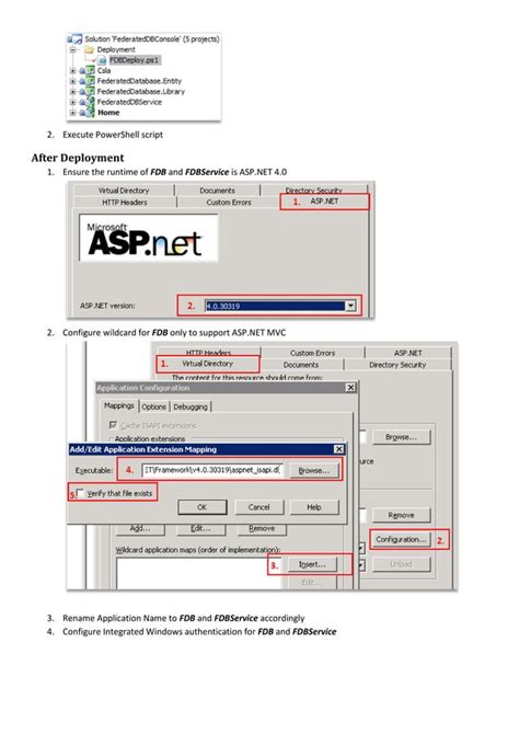 Asp Net Web Site Deployment Instruction Docx