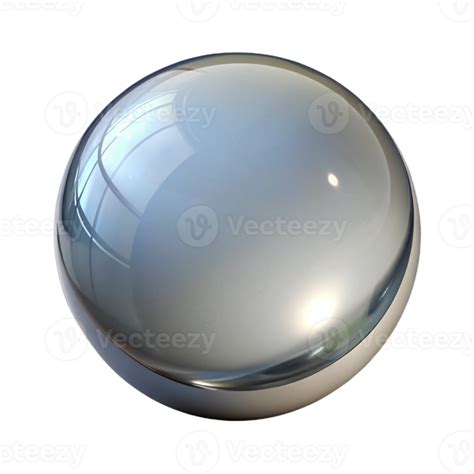 Impressive Modern Professional Render Isolated Cutout Of A Single Glass Marble Clear With