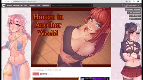 Harem In Another World Harem Hentai Game Ep Farmer S Babe Is Playing With Furry Dildo