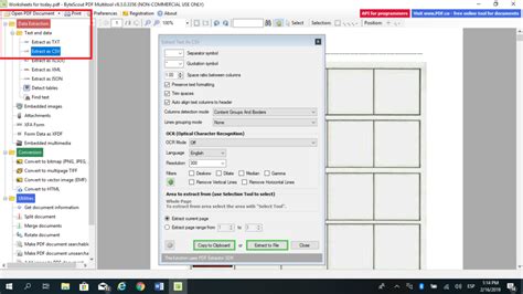 How To Extract To Csv Convert Text To Csv File With Pdf Multitool Bytescout