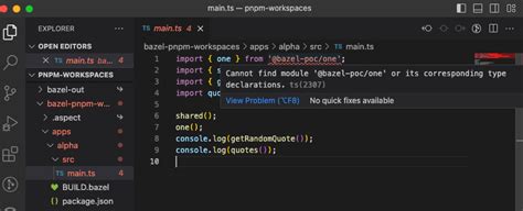 Editor Unable To Find Node Module And Other Build Artifacts · Issue 368 · Aspect Buildrules