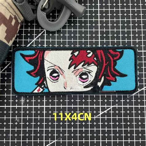 Нашивки с вышивкой в стиле аниме значки в стиле аниме нашивки для рюкзаков шеврон на липучке