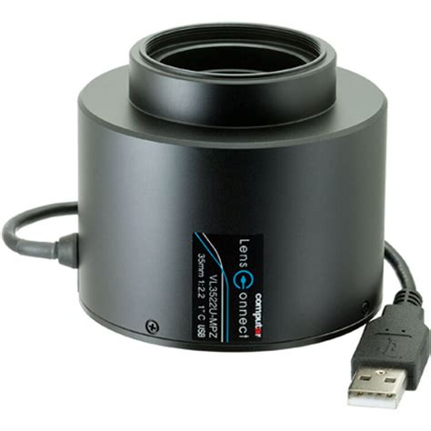 Computar Lensconnect C Mount 35mm Fixed Focal Lens Vl3522u Mpz