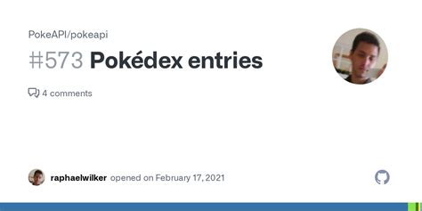 Pok Dex Entries Issue Pokeapi Pokeapi Github